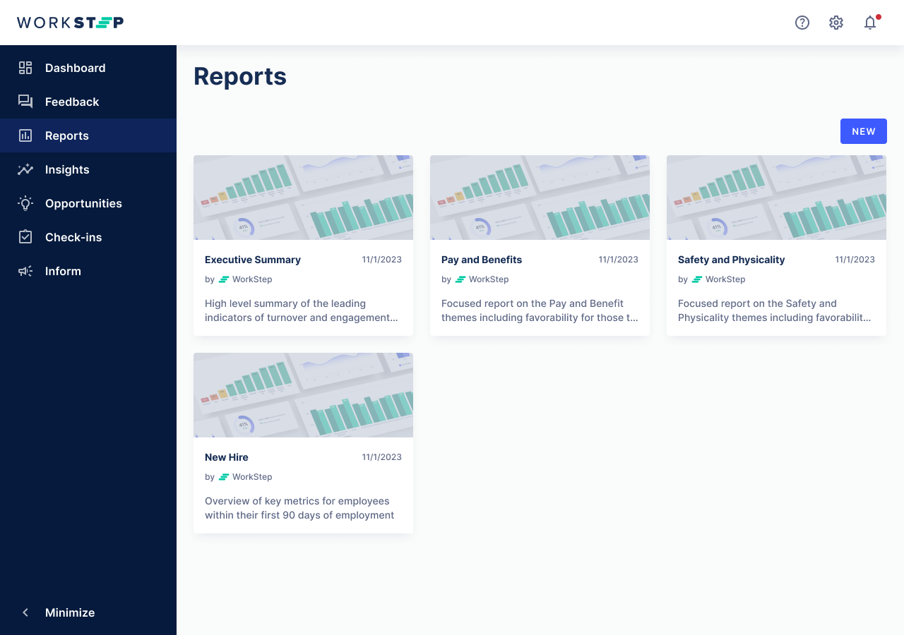 Dive deep and share widely with WorkStep’s new Reports features | WorkStep